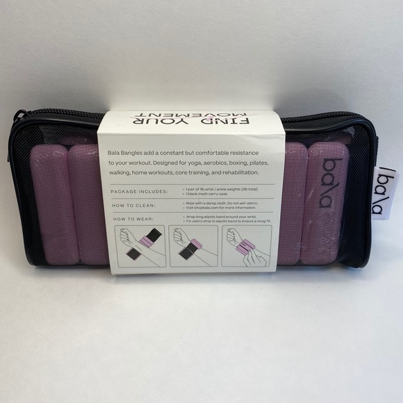 Bala Bangles | Accessories | New Bala Bangles Blush Set 2 Pounds | Poshmark